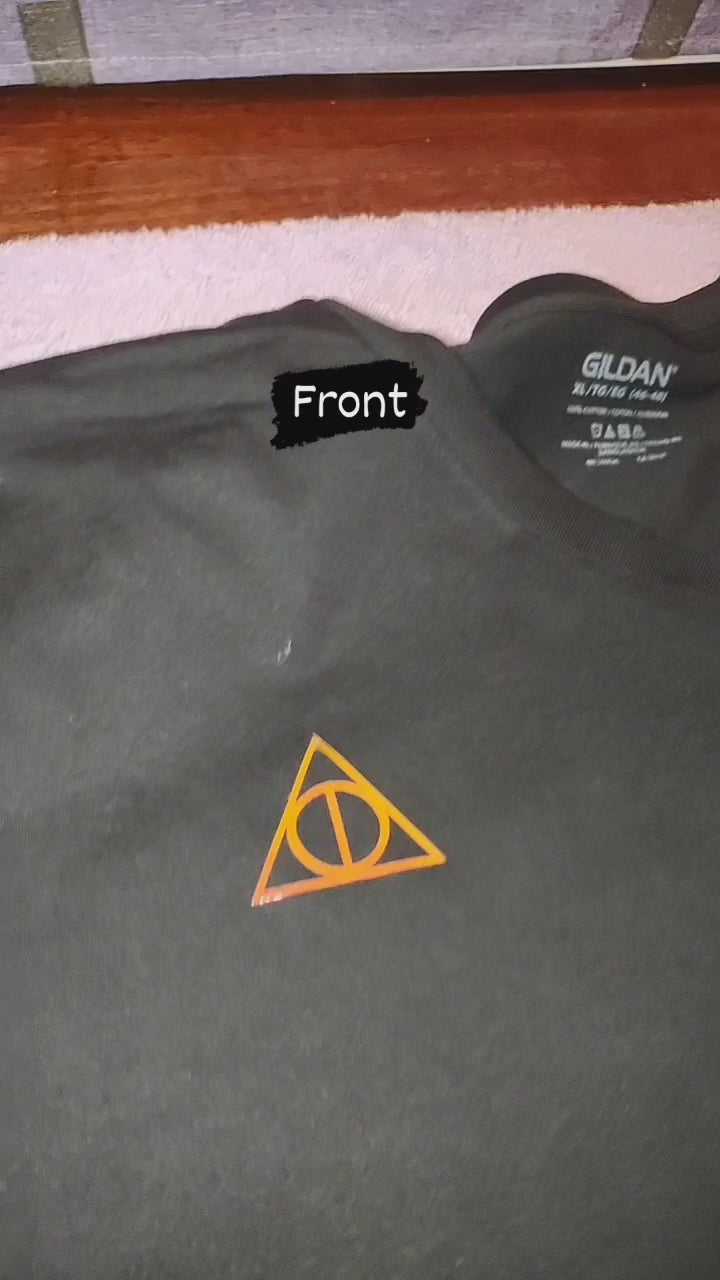 Deathly Hallows shirt color morph V-neck T-shirt - Simply Sarahlee's
